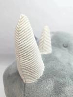 China Soft Plush Stuffed Animal Chenille And PP Cotton Filling Cute Grey Rhinoceros Toy Baby Comfort Toy for sale