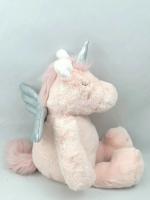 China Pink Unicorn Furry Toy Doll Dazzle Unicorn Doll Birthday Gift for sale