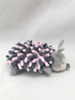 China Super Soft Brown Fur Plush Cute Hedgehog Baby Toys For Children for sale