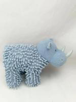 China Custom Soft Stuffed Emulation Animal Cute Blue Hippopotamus Plush Toys For Child for sale