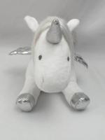 China Pillow Stuffed Animals Baby Soft Cute Unicorn Plush Toy White Kids Soothing Toy for sale