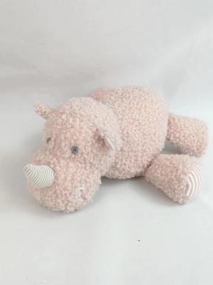 China Velvet Plush Rhinoceros Toy OEM ODM Lovely Soft Ha Children Stuffed Animal Toy for sale