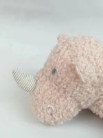 China Velvet Plush Rhinoceros Toy OEM ODM Lovely Soft Ha Children Stuffed Animal Toy for sale