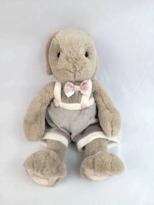 China Soft Rabbit Doll Rabbit In Clothes Stuffed Plush Animal Toy Soft Green Girls Gifts for sale
