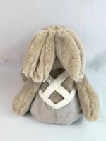 China Soft Rabbit Doll Rabbit In Clothes Stuffed Plush Animal Toy Soft Green Girls Gifts for sale