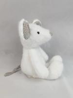 China Customized Soft Mouse Animal Stuffed Plush Toy Children Plush Toy Baby Rattle For Kids for sale