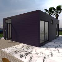 China 20ft or 40ft High Insulation Value Earthquake Resistant SIP Panel House Shell Package for sale