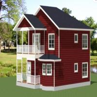 China Direct Manufacturers Sale of 3 Room Light Steel House Villa for Container Houses for sale