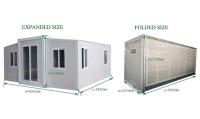 China Galvanized Steel Frame Prefab Expandable Container House for and Durable Construction for sale