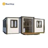 China Expandable Container Homes House with Galvanized Steel Frame and 18mm MGO Board for sale
