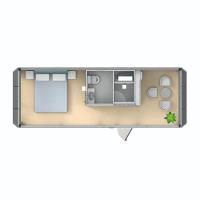 China Mobile Living Container House Prefab Tiny Home For Sleeping Pod for sale