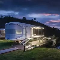 China Prefab House Space Capsule Bed Cabin Hotel Sleep Pod Outdoor Luxury for sale