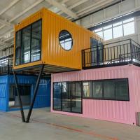 China 20ft / 40ft Light Steel Frame Modular Container House For Prefabricated Building for sale