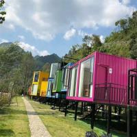 China 20ft / 40ft Light Steel Frame Modular Container House For Prefabricated Building for sale