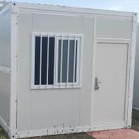 China Foldable Flat Pack Prefabricate Folding Container House for Office 5800*2560*2480mm for sale