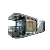 China Prefab Space Capsule Villa House With Welded Steel Frame Structure for sale