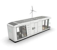 China Prefab Space Capsule Villa House With Welded Steel Frame Structure for sale