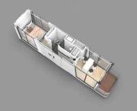 China Prefab Space Capsule Villa House With Welded Steel Frame Structure for sale