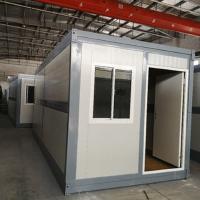 China Foldable Flat Pack Prefabricate Folding Container House for Office 5800*2560*2480mm for sale