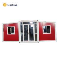 China 18mm MGO Board Portable Folding Shipping Container House for Easy Transportation for sale