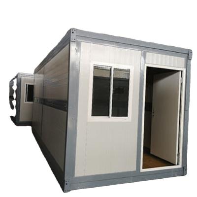 China Prefabricated 20ft Office Flat Pack Foldable Container House with PVC Sliding Window for sale