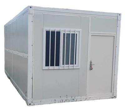 China 20ft Steel Structures Folding Living Prefab Modular Homes with 18mm MGO Board Floor for sale