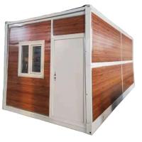 China Easy Installation 20ft Steel Sandwich Panel Portable Ready Made Folding Container House for sale