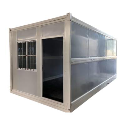 China 18mm MgO Board Floor Folding Container House With Bathroom And Kitchen Folded Modern Style for sale