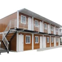 China 18mm MGO Board Floor Portable Folding Shipping Container House for Mobile Living for sale