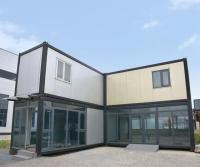 China 18mm MGO Board Floor Portable Folding Shipping Container House for Mobile Living for sale
