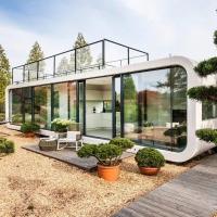 China Customized Modern Design Mobile Steel Structure Building Apple Cabin Portable House for sale
