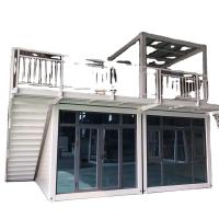China 18mm MGO Board Floor Mobile House Container Portable Folding Shipping Container House for sale
