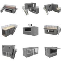 China Steel Structure Luxury Container House With Modern Design Customized Color for sale