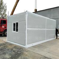 China Portable 20ft Prefabricated Foldable Container Homes with Galvanized Steel Frame for sale