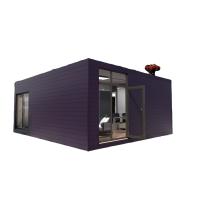 China 18mm MGO Board Floor Portable Folding Shipping Container House For Home Office for sale