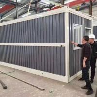 China PVC Sliding Window House Container for Shop and Prefabricated Folding Container House for sale