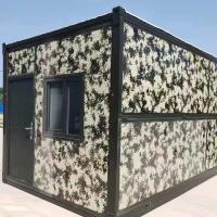 China PVC Sliding Window House Container for Shop and Prefabricated Folding Container House for sale