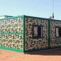 China PVC Sliding Window House Container for Shop and Prefabricated Folding Container House for sale