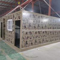 China PVC Sliding Window House Container for Shop and Prefabricated Folding Container House for sale