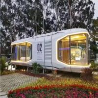 China Prefabricated House Garden House Mobile Home Steel Structure Building Holiday Home for sale