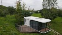 China Prefabricated House Garden House Mobile Home Steel Structure Building Holiday Home for sale