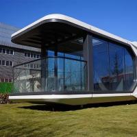 China Prefabricated House Garden House Mobile Home Steel Structure Building Holiday Home for sale