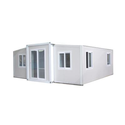 China Folding Expandable Container House with PVC Sliding Window and 18mm MGO Board Floor for sale
