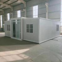 China Folding Expandable Container House with PVC Sliding Window and 18mm MGO Board Floor for sale