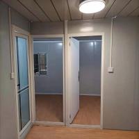 China Folding Expandable Container House with PVC Sliding Window and 18mm MGO Board Floor for sale