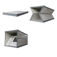 China Easy-to-Assemble 20ft Folding Container House with Bathroom and Galvanized Steel Frame for sale
