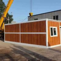 China Easy-to-Assemble 20ft Folding Container House with Bathroom and Galvanized Steel Frame for sale