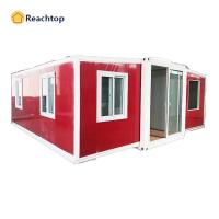 China Galvanized Steel Frame Modern Mobile Folding Container House With Bathroom for sale
