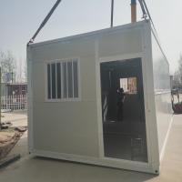 China 20ft Steel Structures Folding Living Prefab Modular Homes with 18mm MGO Board Floor for sale