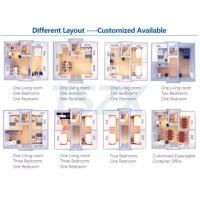 China Modern Design Farmhouse Design Style Expandable Container House for Home Office for sale